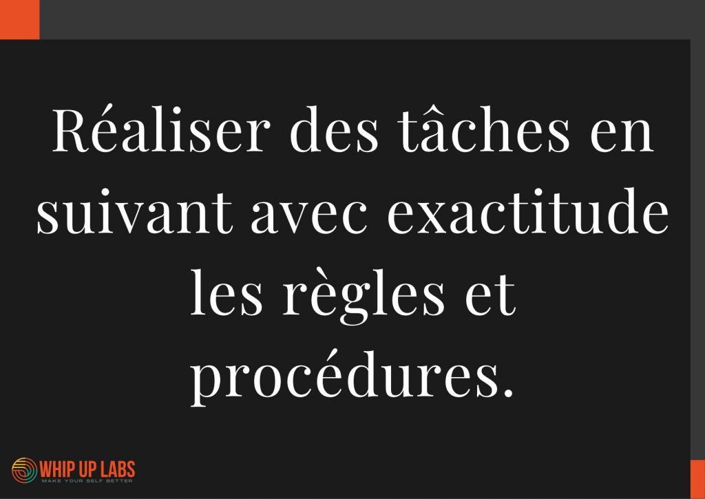 Rigueur – CV Motivationnel